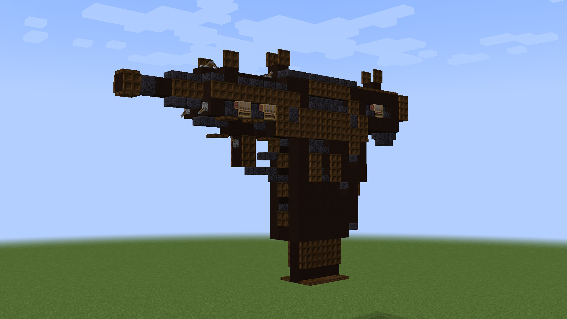 Uzi Sub Machine Gun Minecraft Replica Minecraft Map