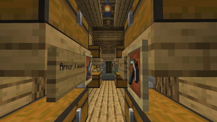 Starter Base with storage Minecraft Map