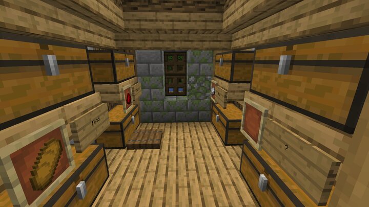 Starter Base with storage Minecraft Map
