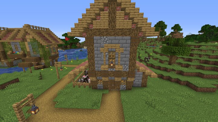 Starter Base with storage Minecraft Map