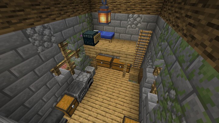 Starter Base with storage Minecraft Map