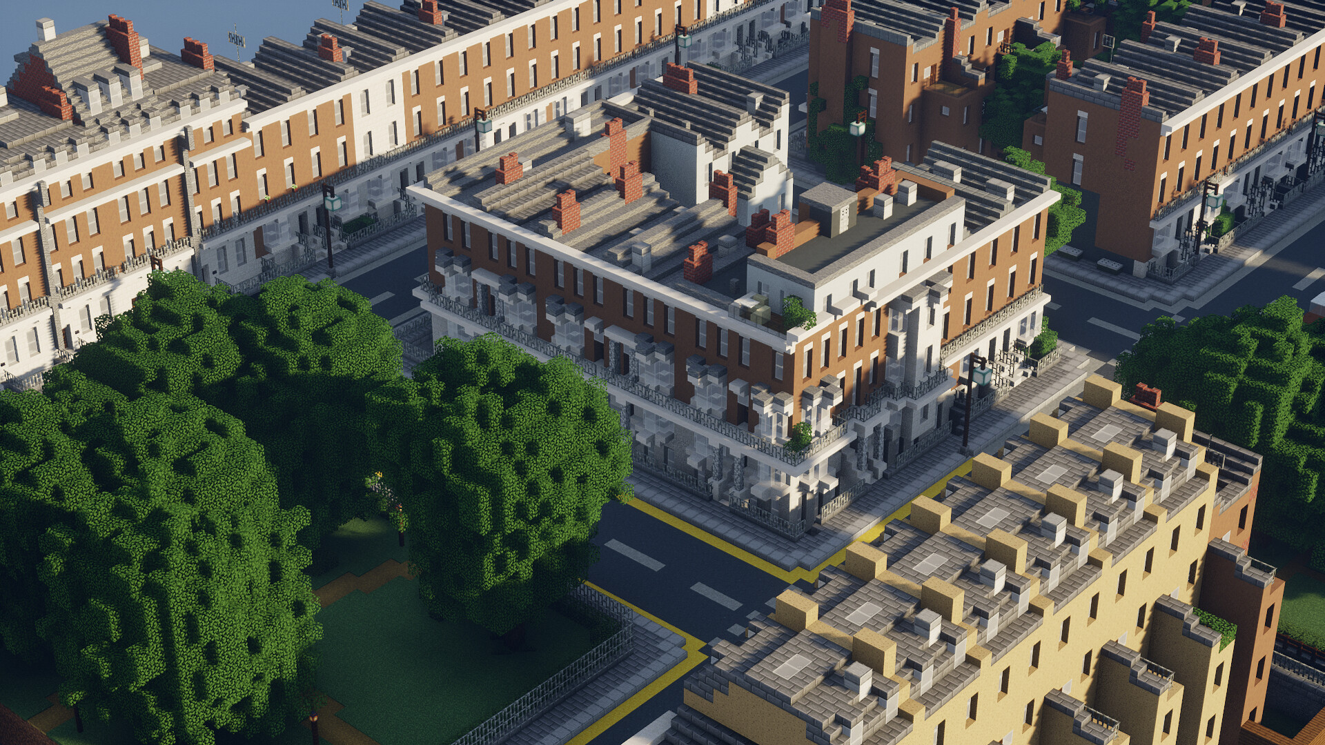 English Row Houses - London Minecraft Map