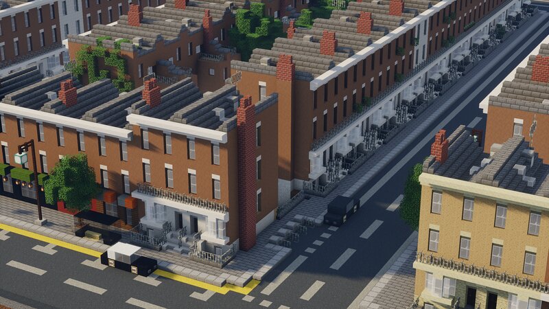 English Row Houses - London Minecraft Map