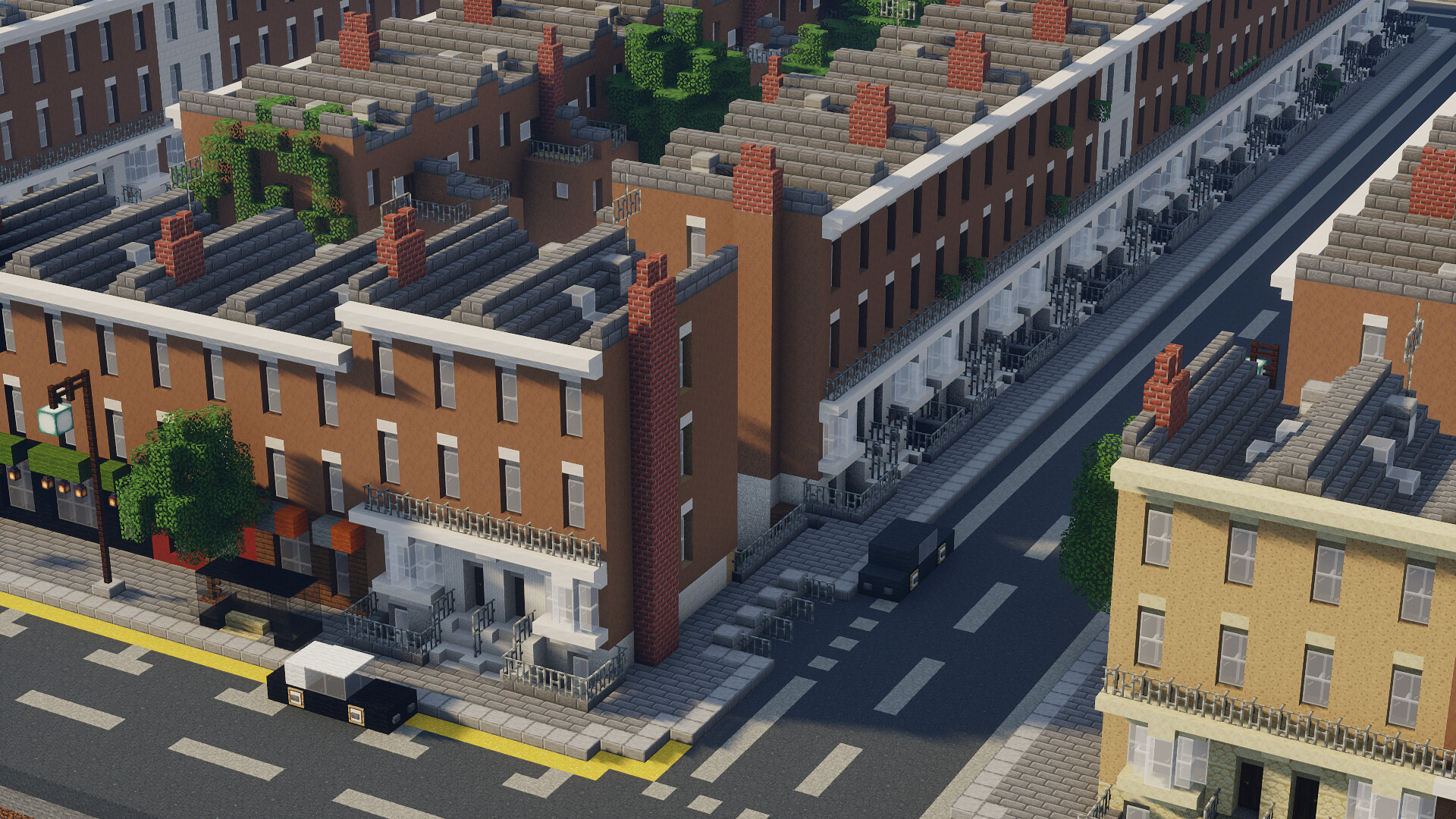 English Row Houses - London Minecraft Map