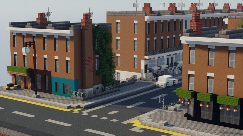 English Row Houses - London Minecraft Map