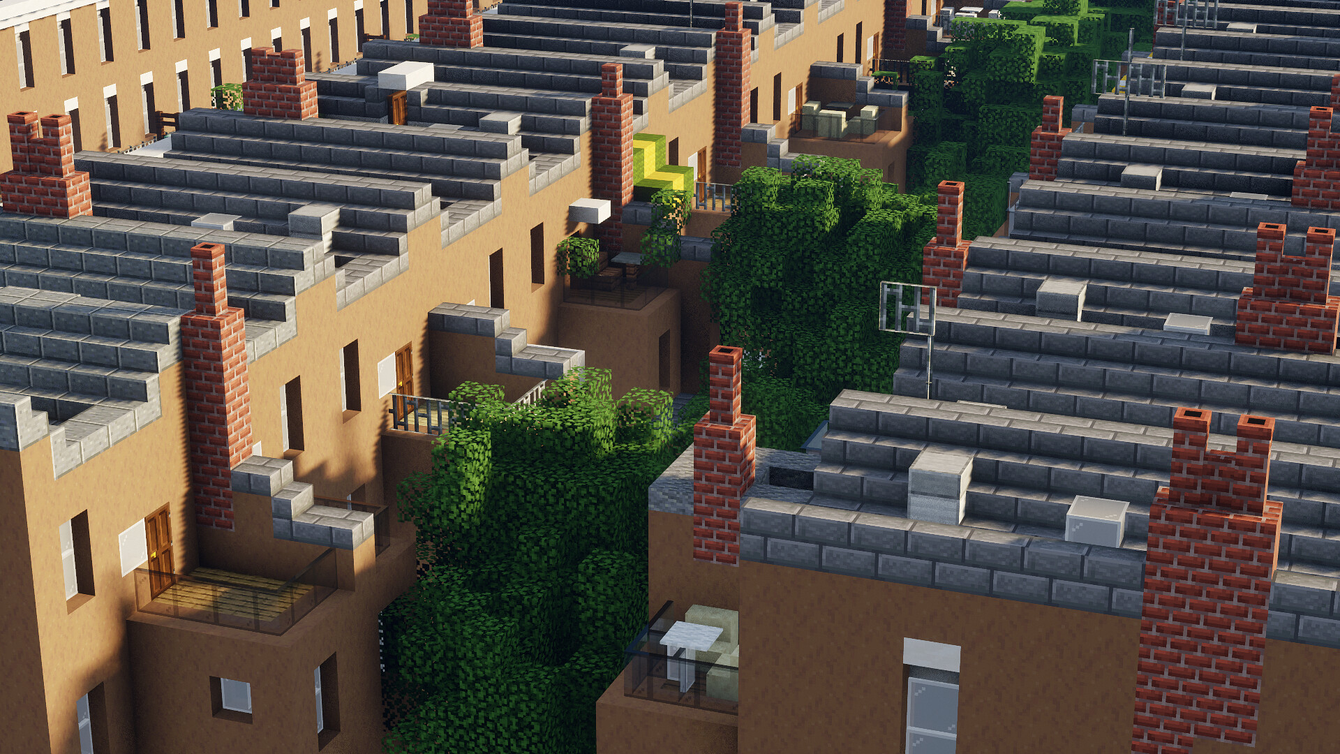 English Row Houses - London Minecraft Map