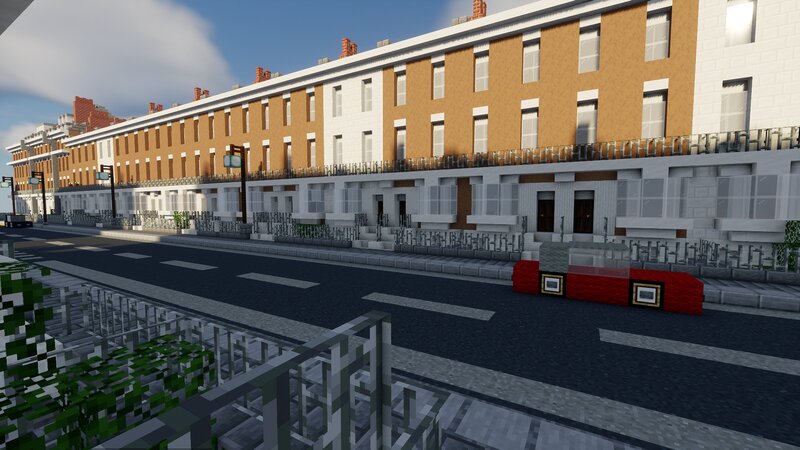 English Row Houses - London Minecraft Map