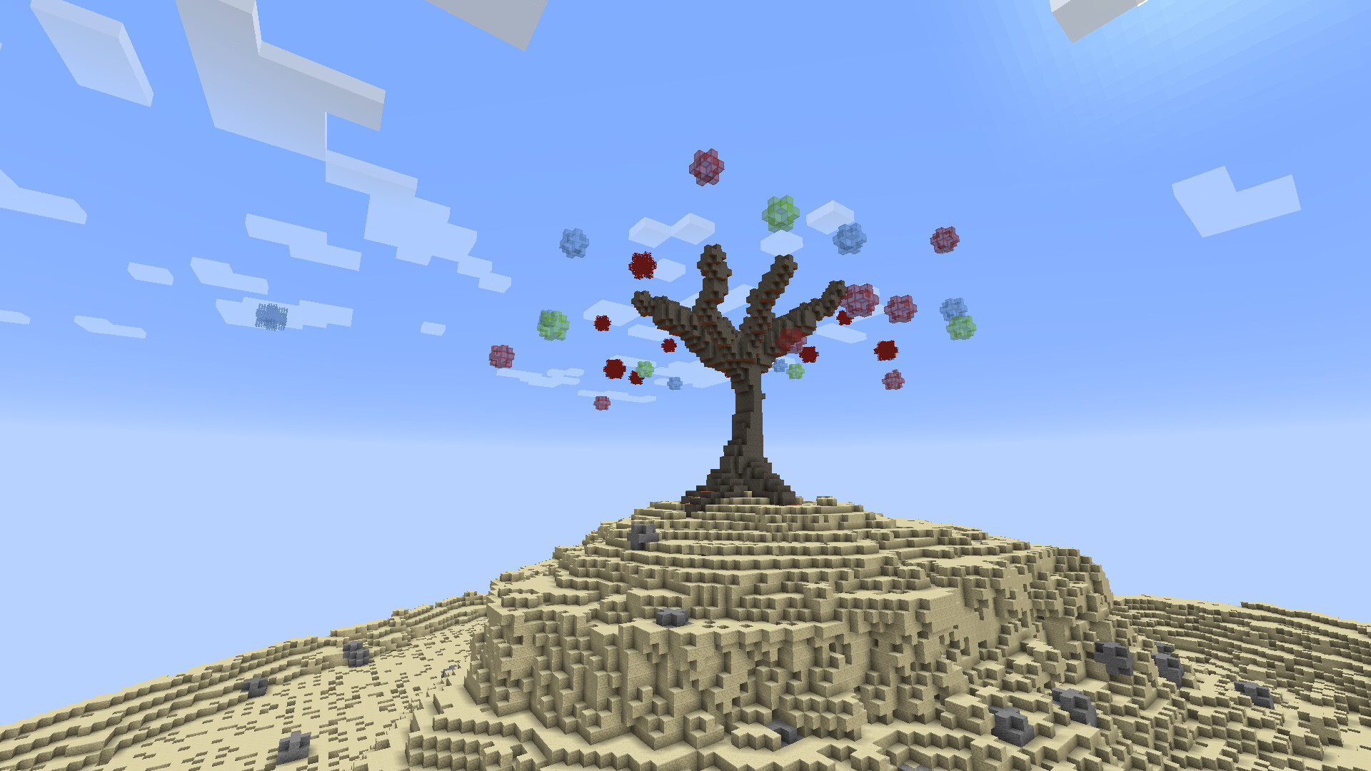 sandy tree map Minecraft Map