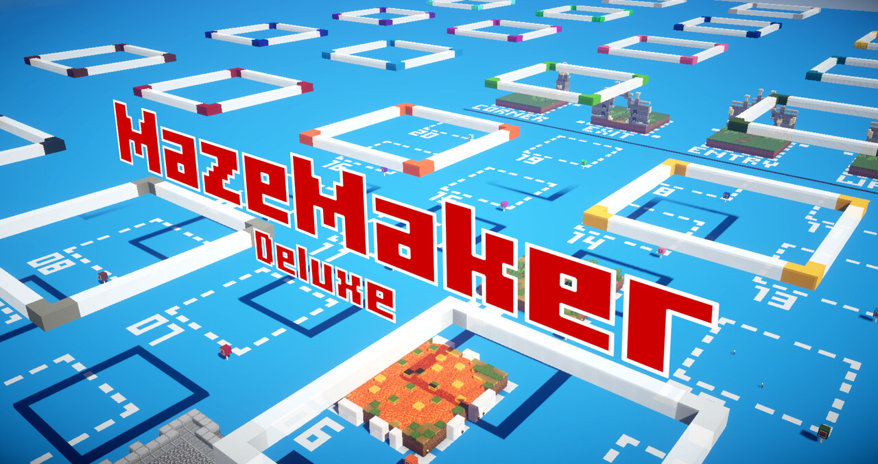 Maze Maker Deluxe Minecraft Map
