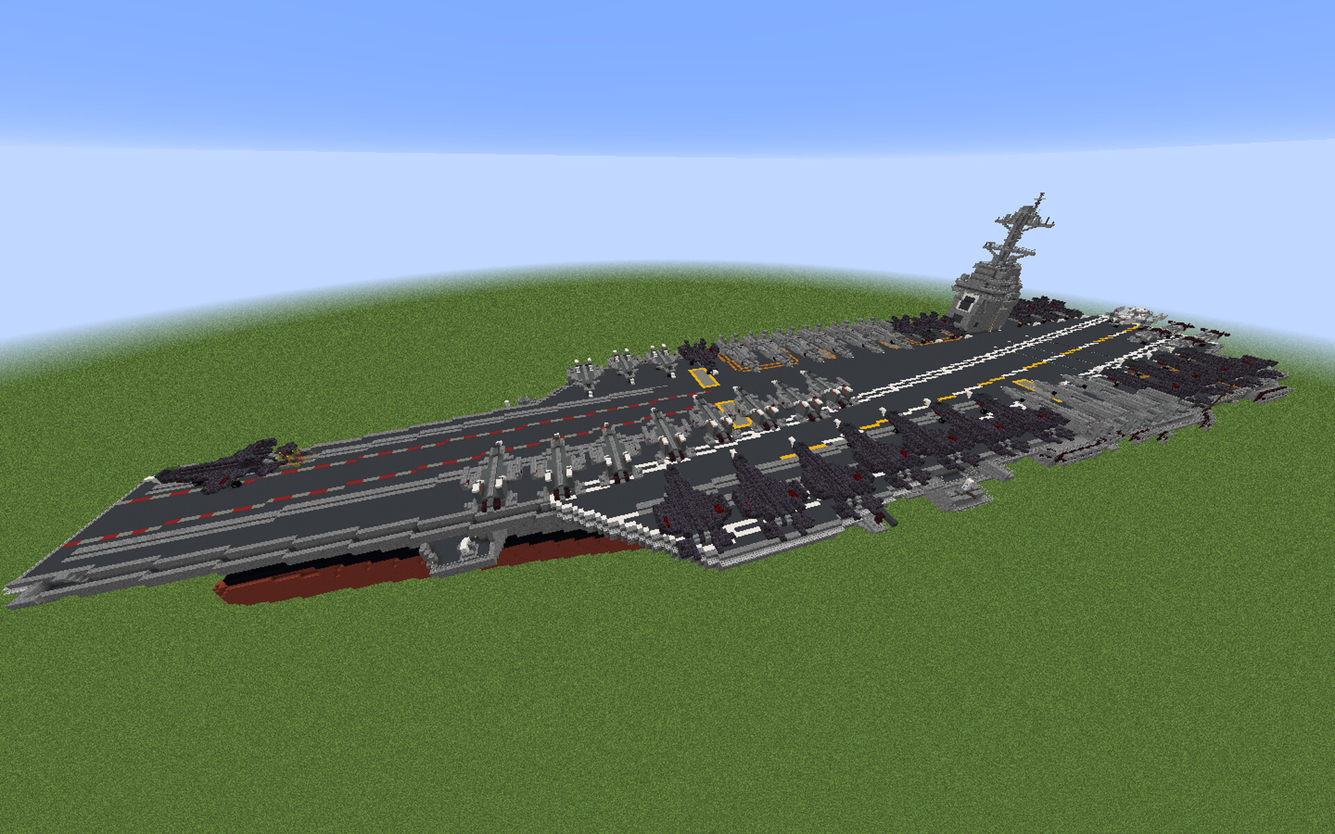 Type 004 Aircraft Carrier (Current gen; pre- 2035) Minecraft Map
