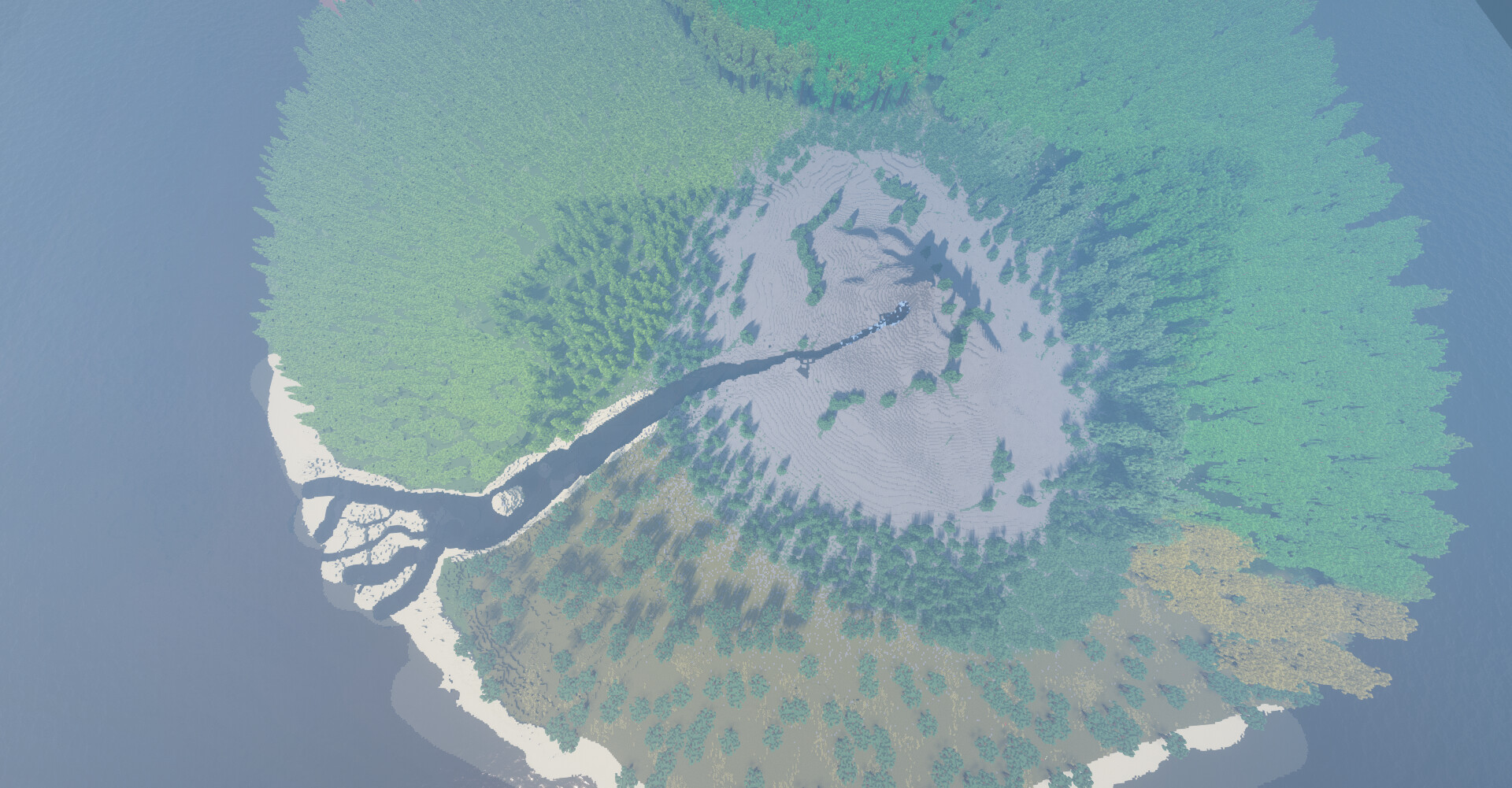 Nice Vanilla Island Minecraft Map