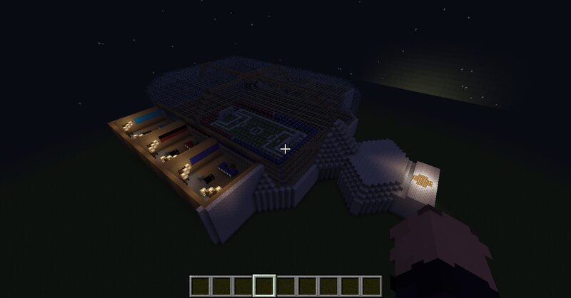 foot ball pitch Minecraft Map