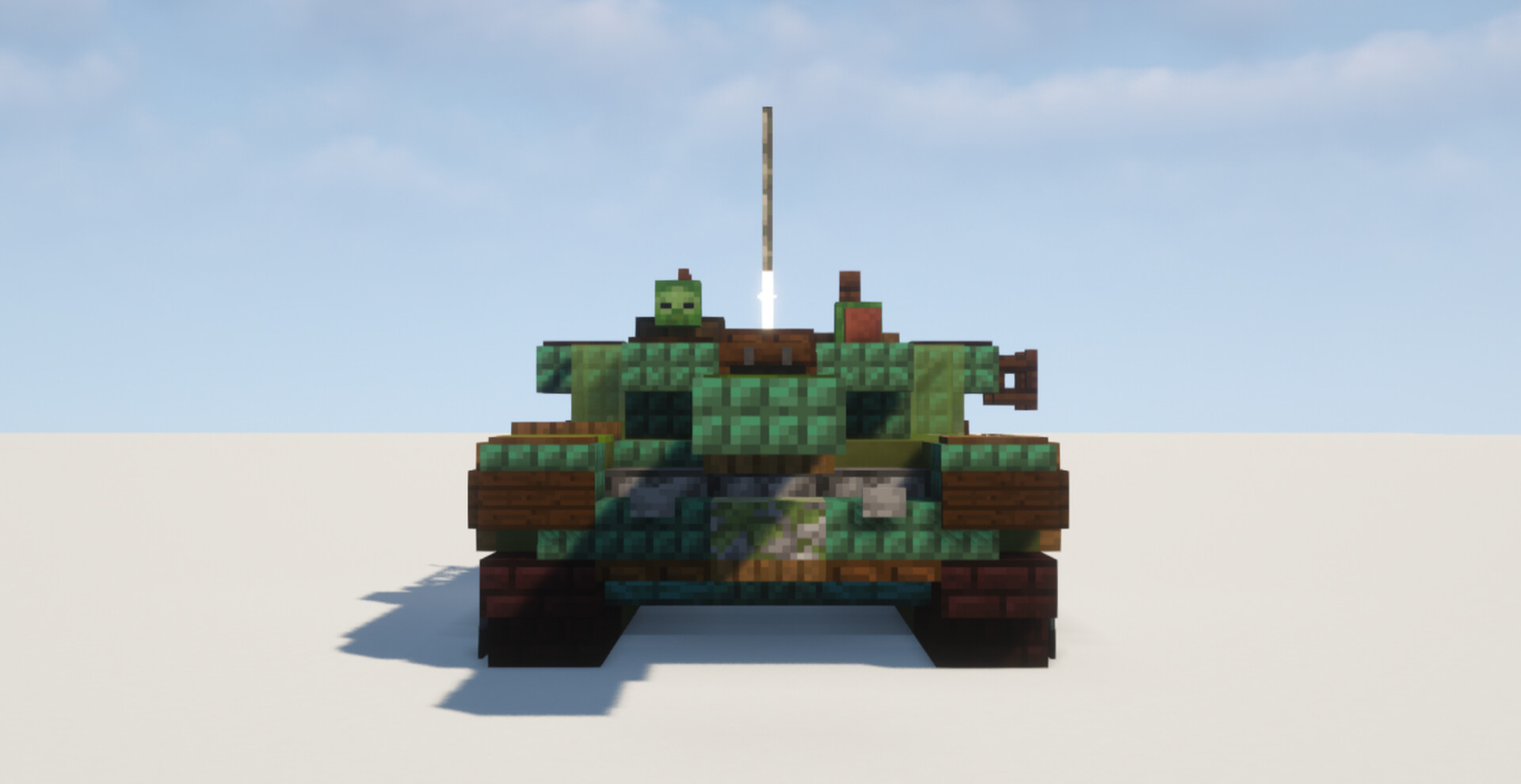 1.5:1 Scale T-72B3 Minecraft Map