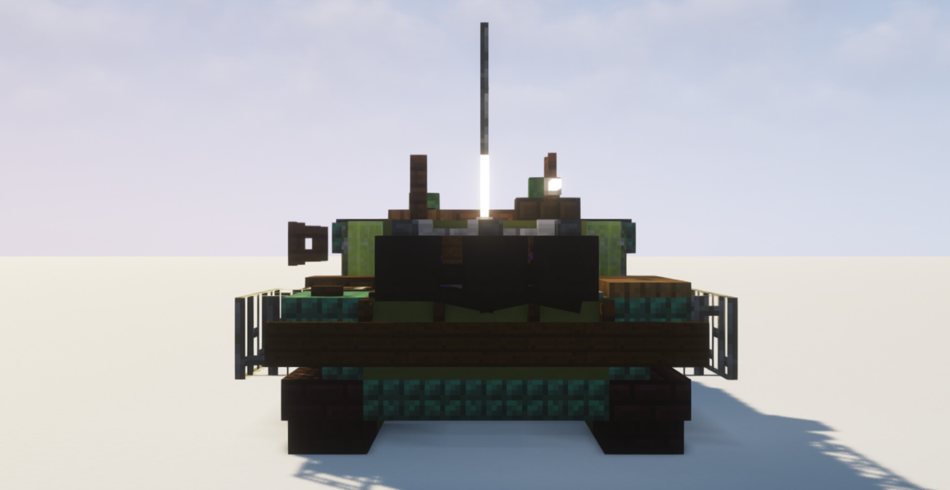 1.5:1 Scale T-72B3 Minecraft Map