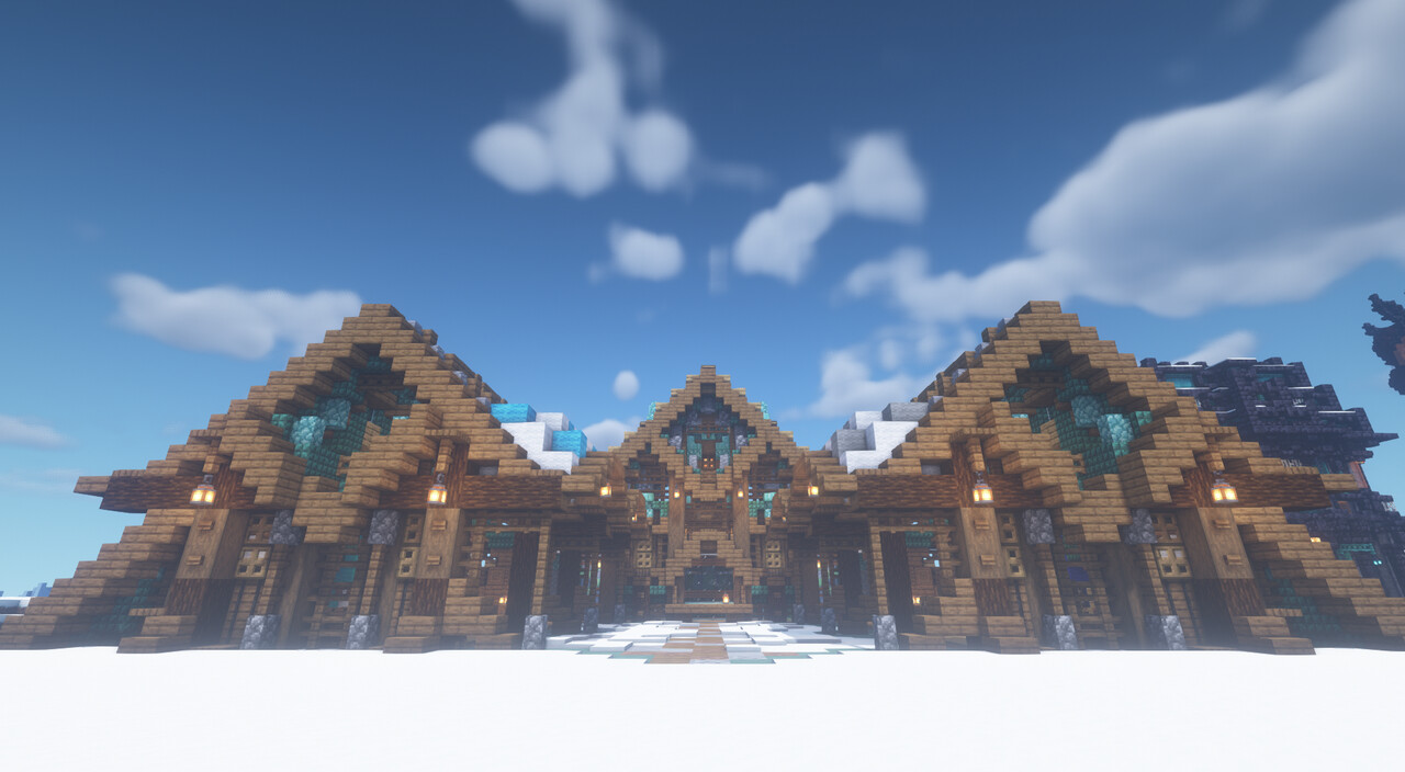 Fish market in the frontier Minecraft Map