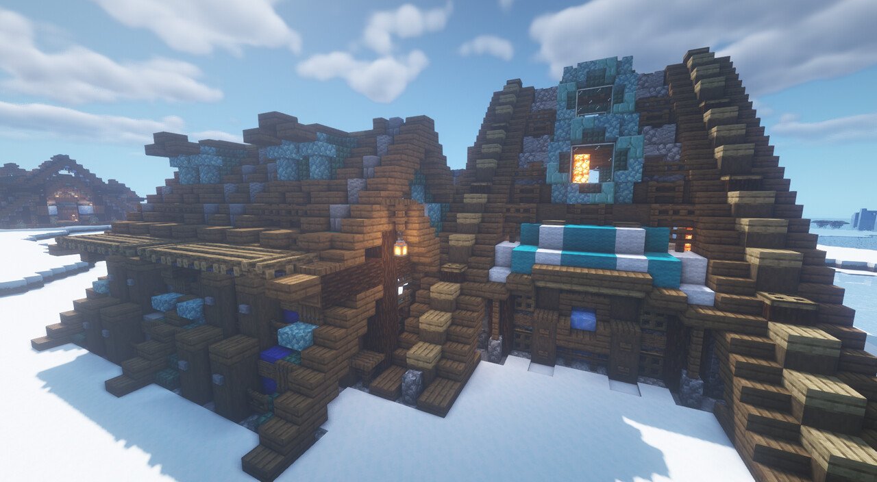 Fish market in the frontier Minecraft Map