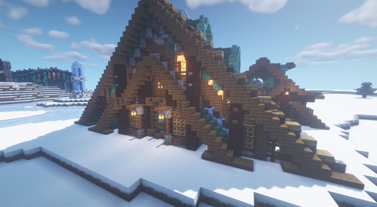 Fish market in the frontier Minecraft Map