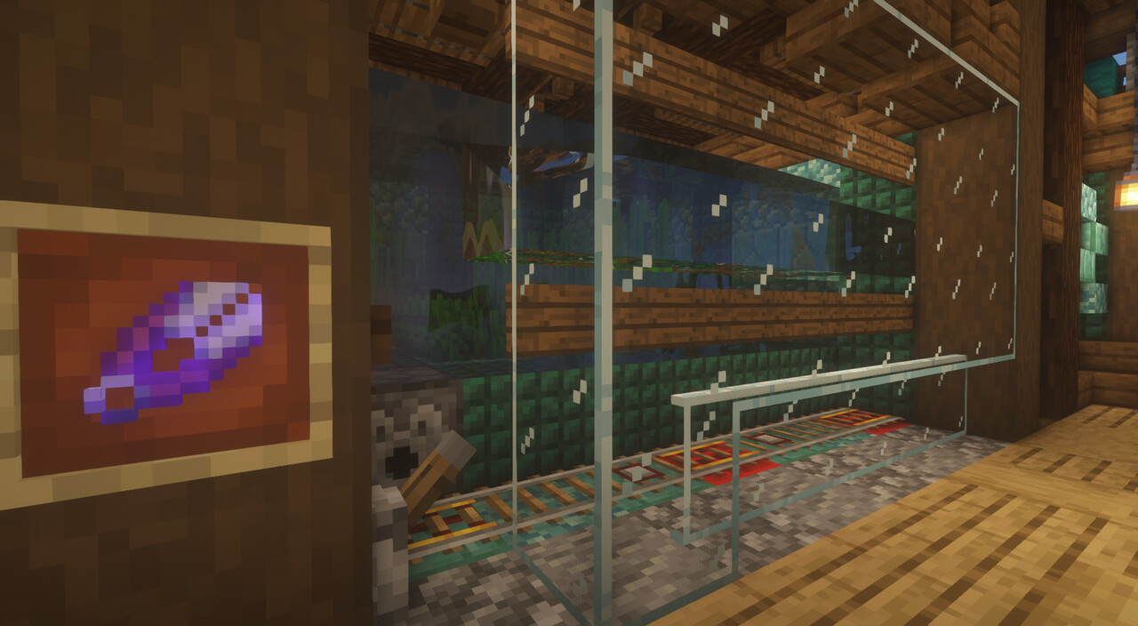 Fish market in the frontier Minecraft Map