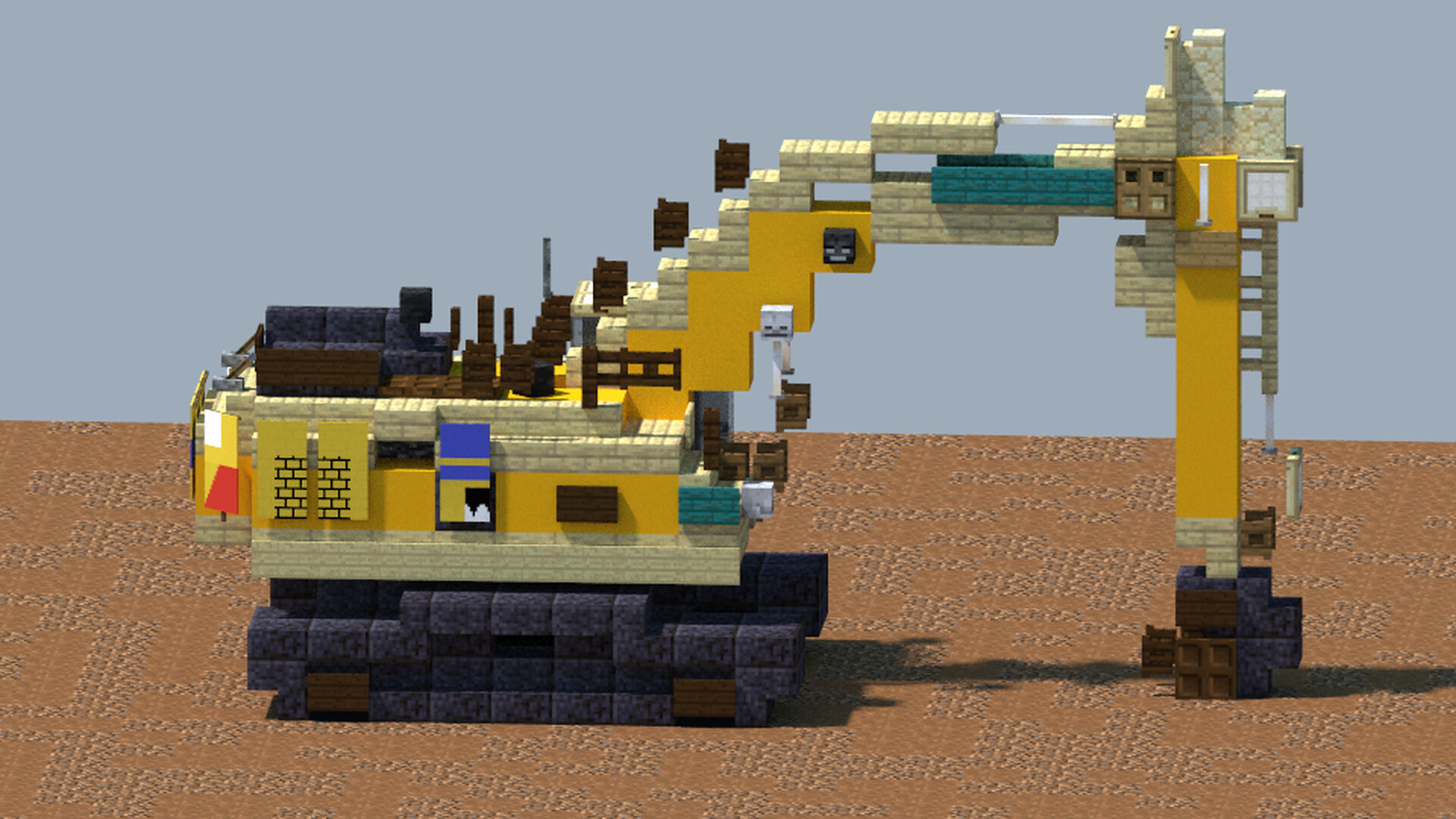 Komatsu PC390LC-11, Excavator [With Download] Minecraft Map