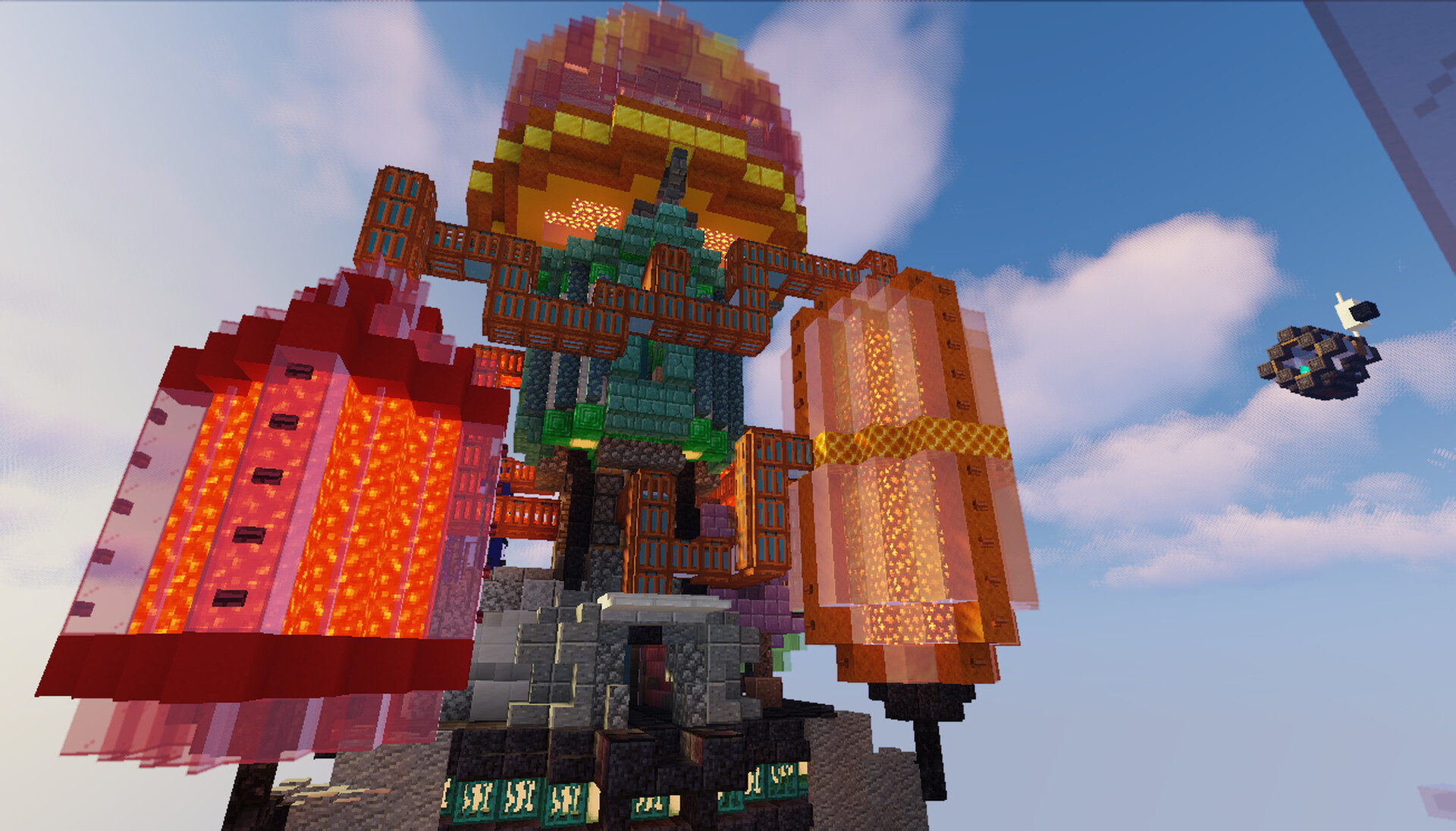 Elytra Course - [Steam Punk - ScFi Theme] Minecraft Map