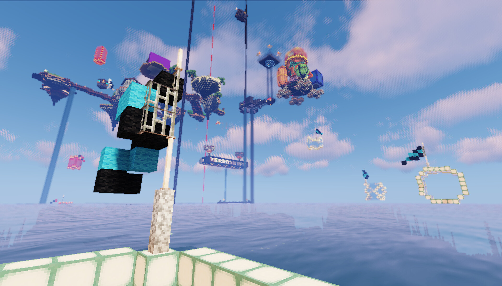 Elytra Course - [Steam Punk - ScFi Theme] Minecraft Map