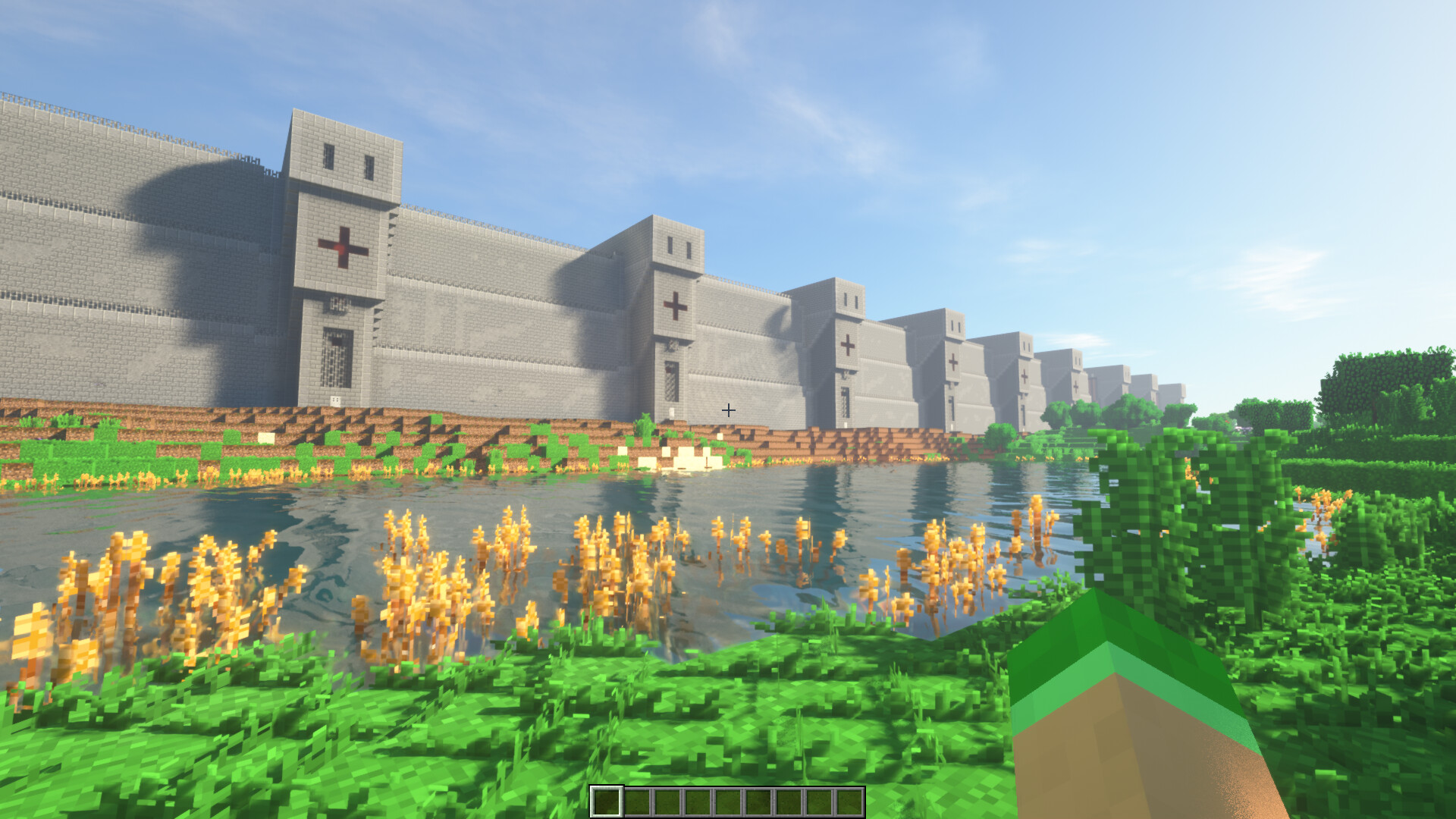 Huge Border Wall Minecraft Map