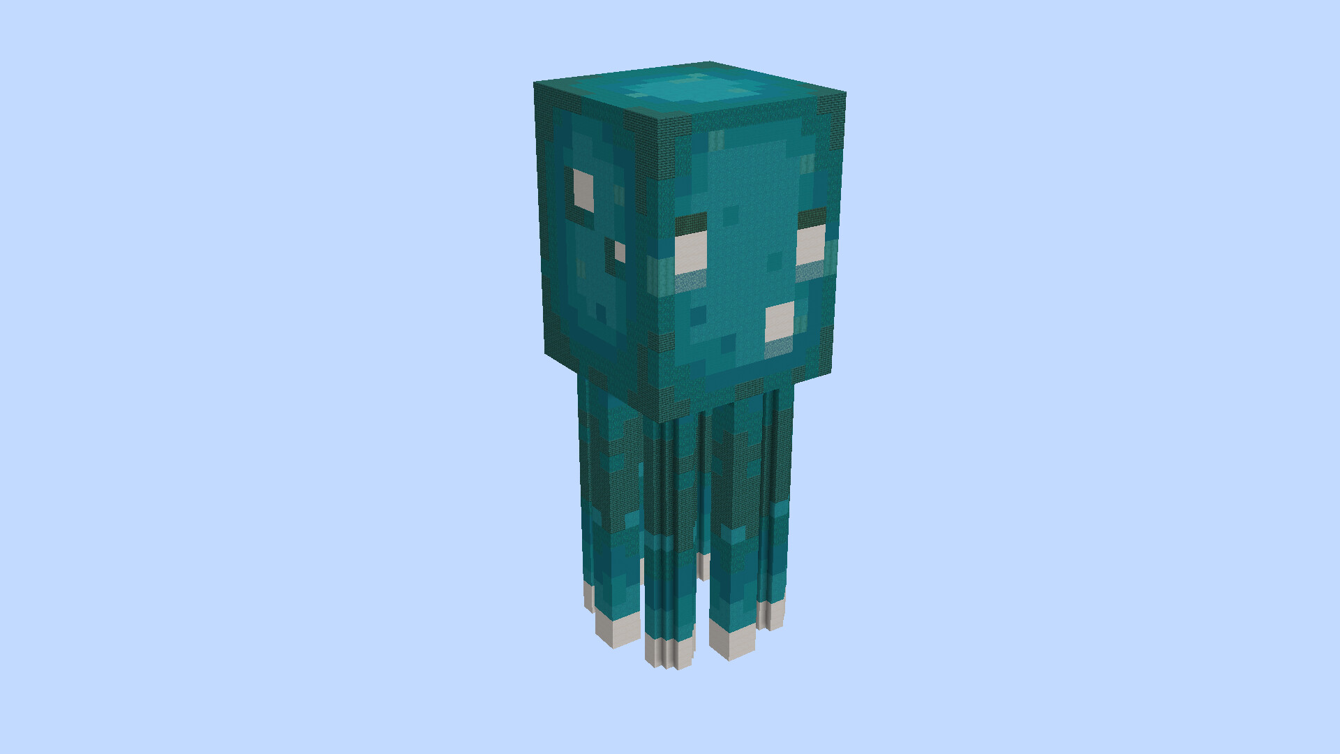 Glow Squid Mob Statues Minecraft Map