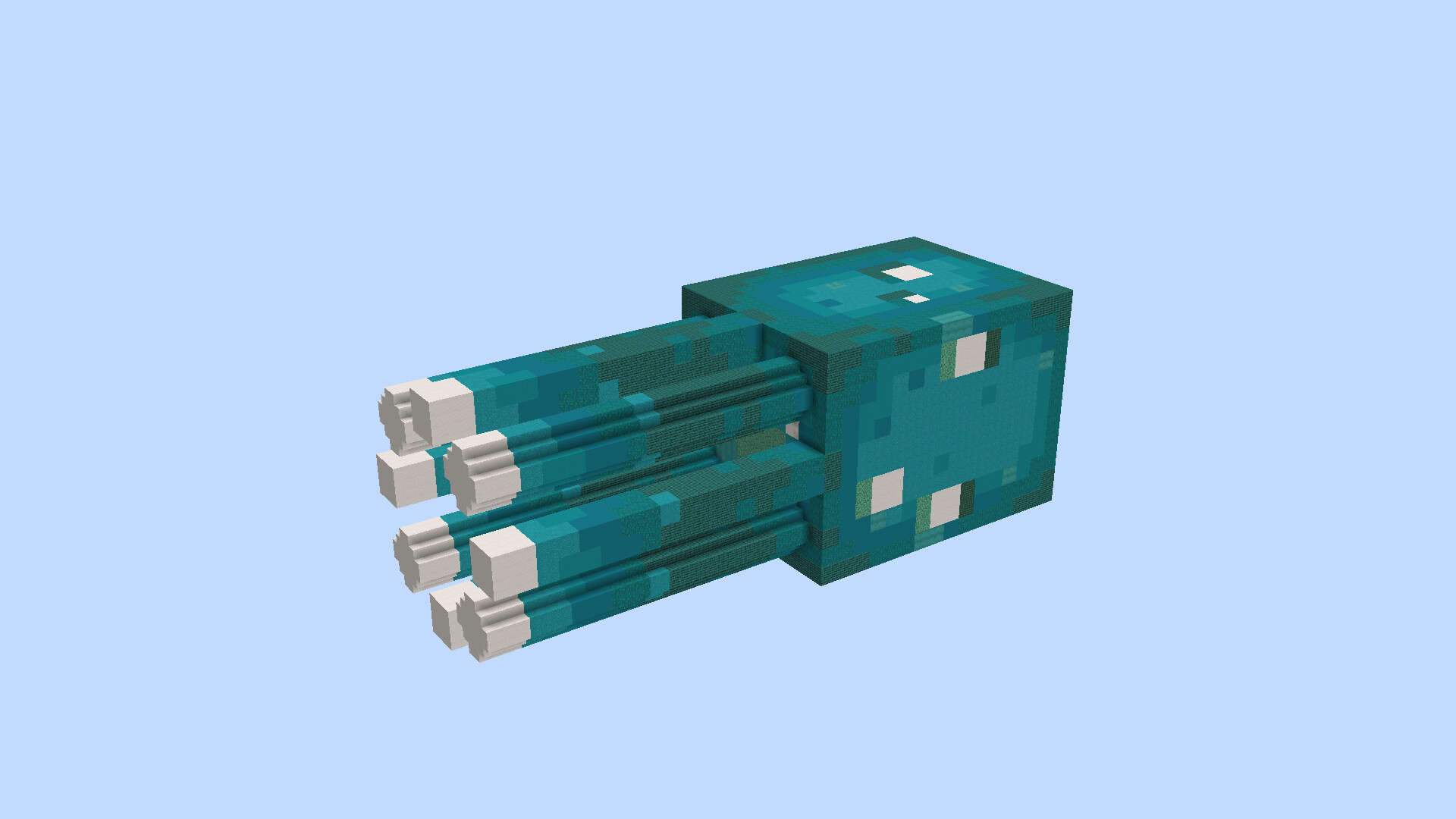 Glow Squid Mob Statues Minecraft Map