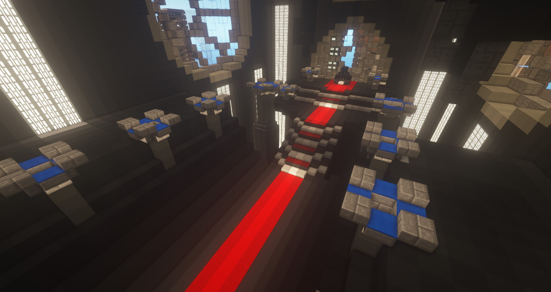 Star Wars Emperor's throne room (Imperial Palace) Minecraft Map