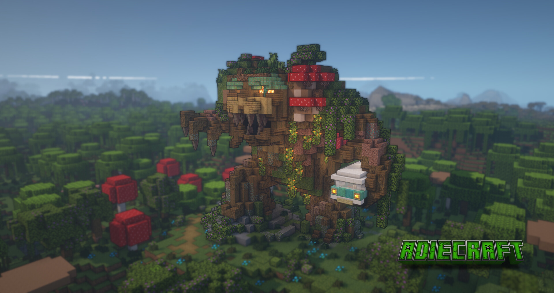 Tree Monster Base Minecraft Map