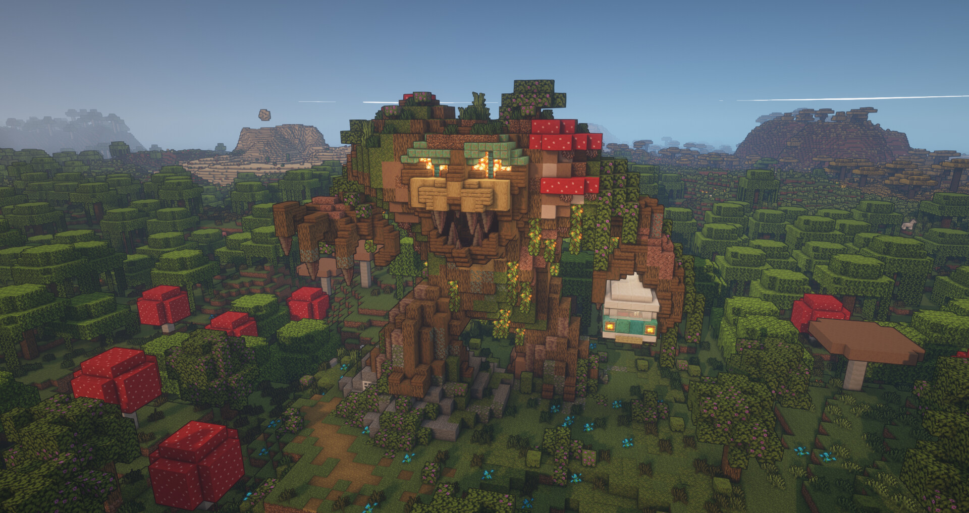 Tree Monster Base Minecraft Map