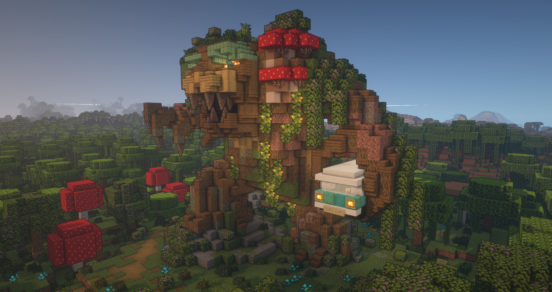 Tree Monster Base Minecraft Map