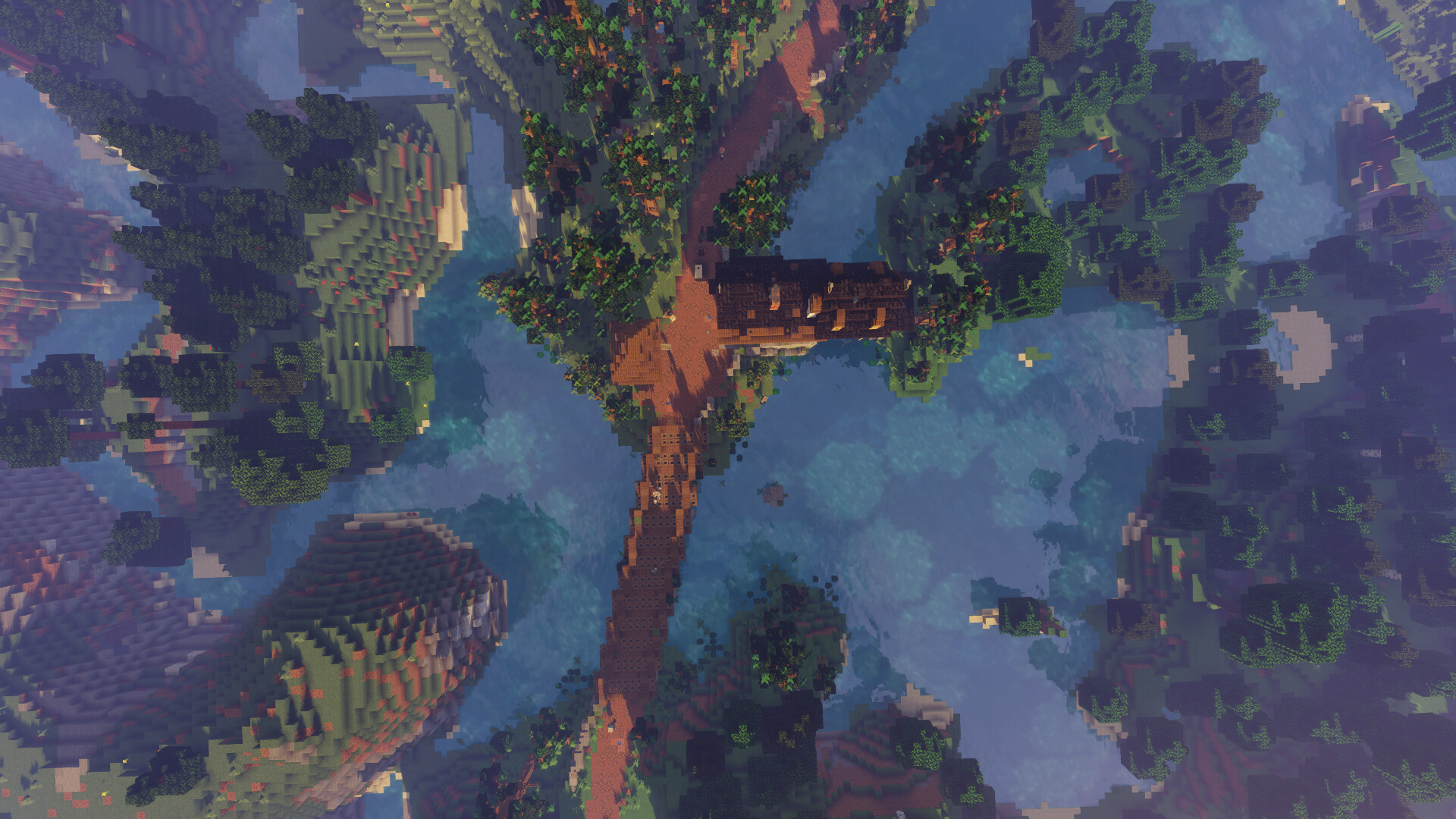 Medieval Half-Timbered Water Mill Minecraft Map