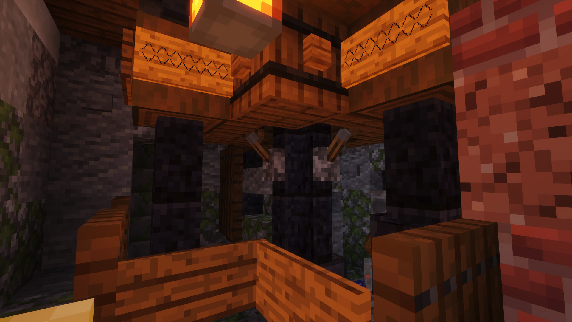 Medieval Half-Timbered Water Mill Minecraft Map