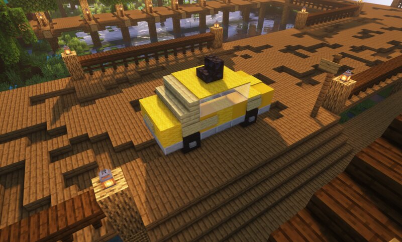 Yellow Cab / Taxi Minecraft Map