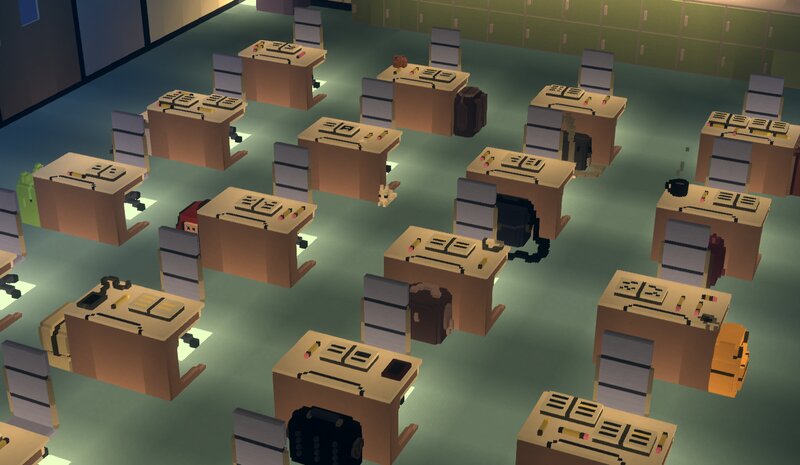 MHA Class 1-A Classroom ★ Minecraft Map