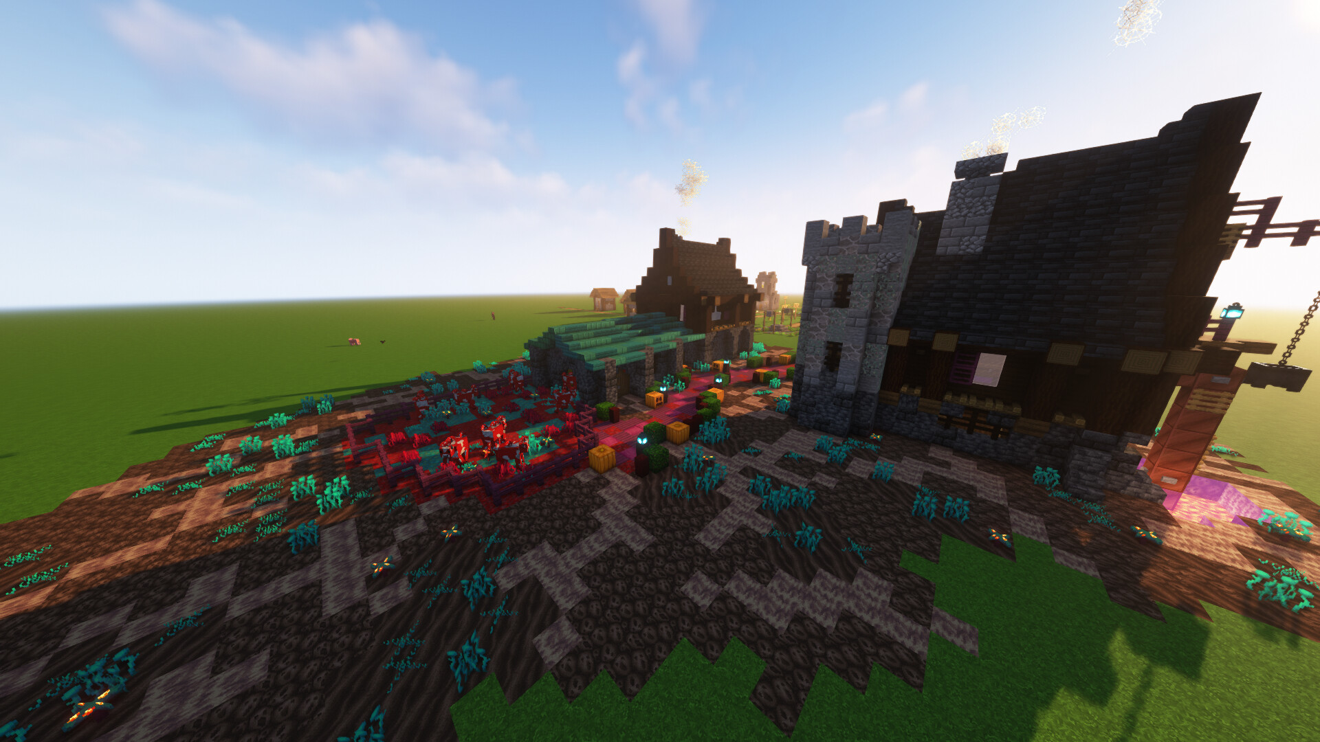 dark barn Minecraft Map