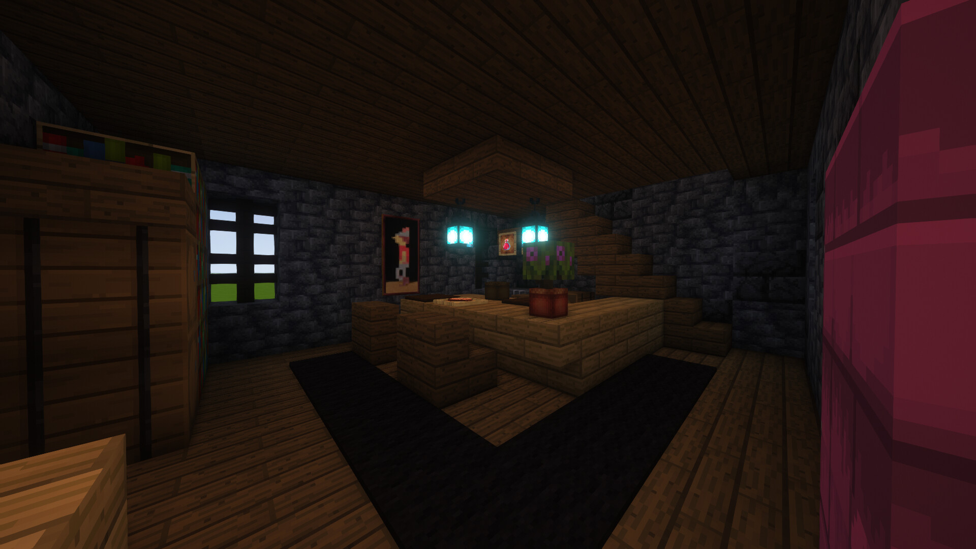 dark barn Minecraft Map