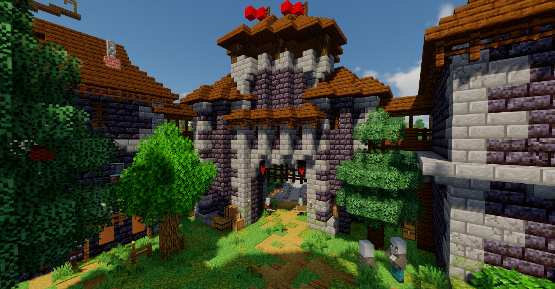 Pillager Base a.k.a. repurposed Kaltenbach castle Minecraft Map