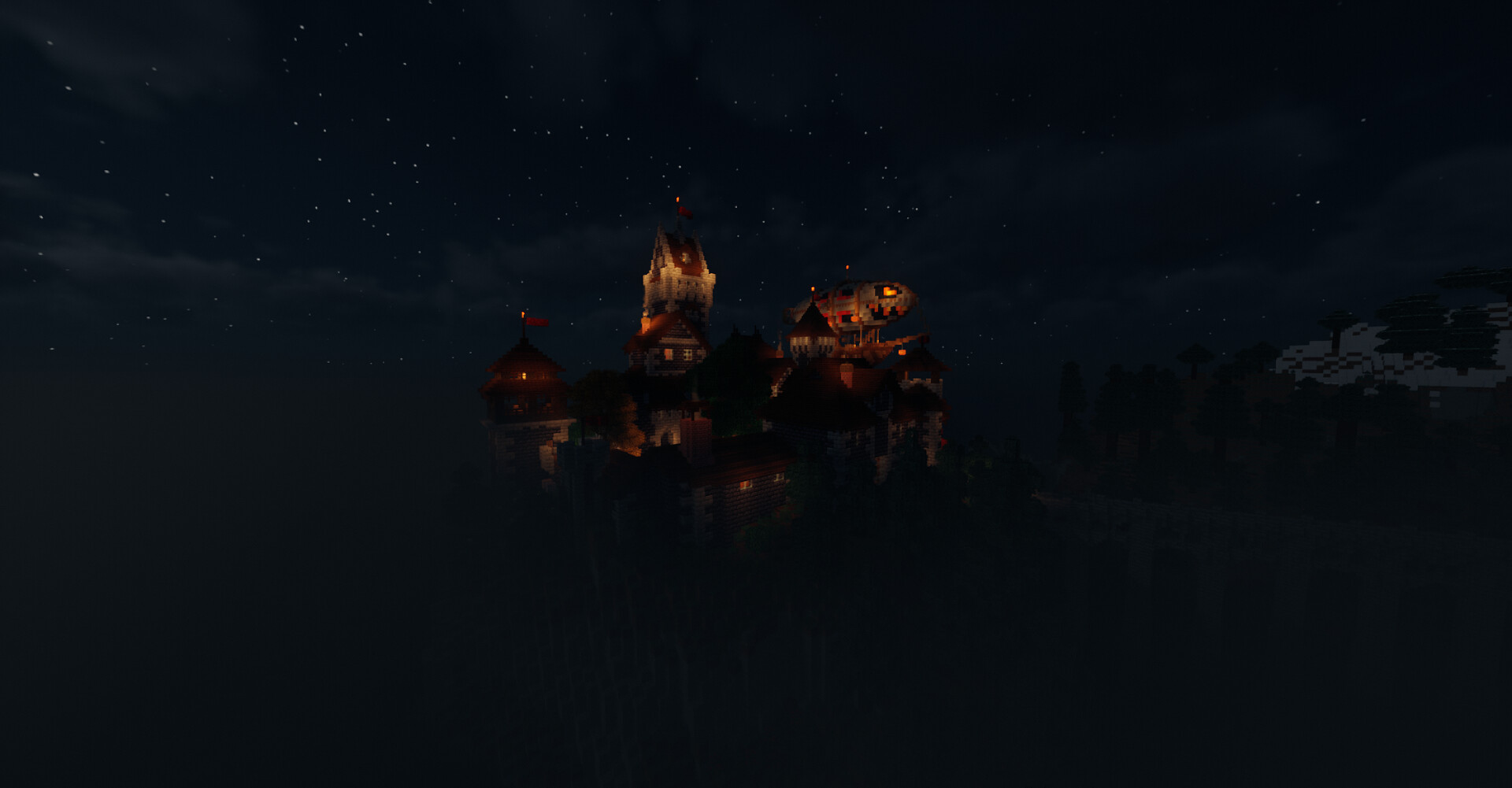 Pillager Base a.k.a. repurposed Kaltenbach castle Minecraft Map