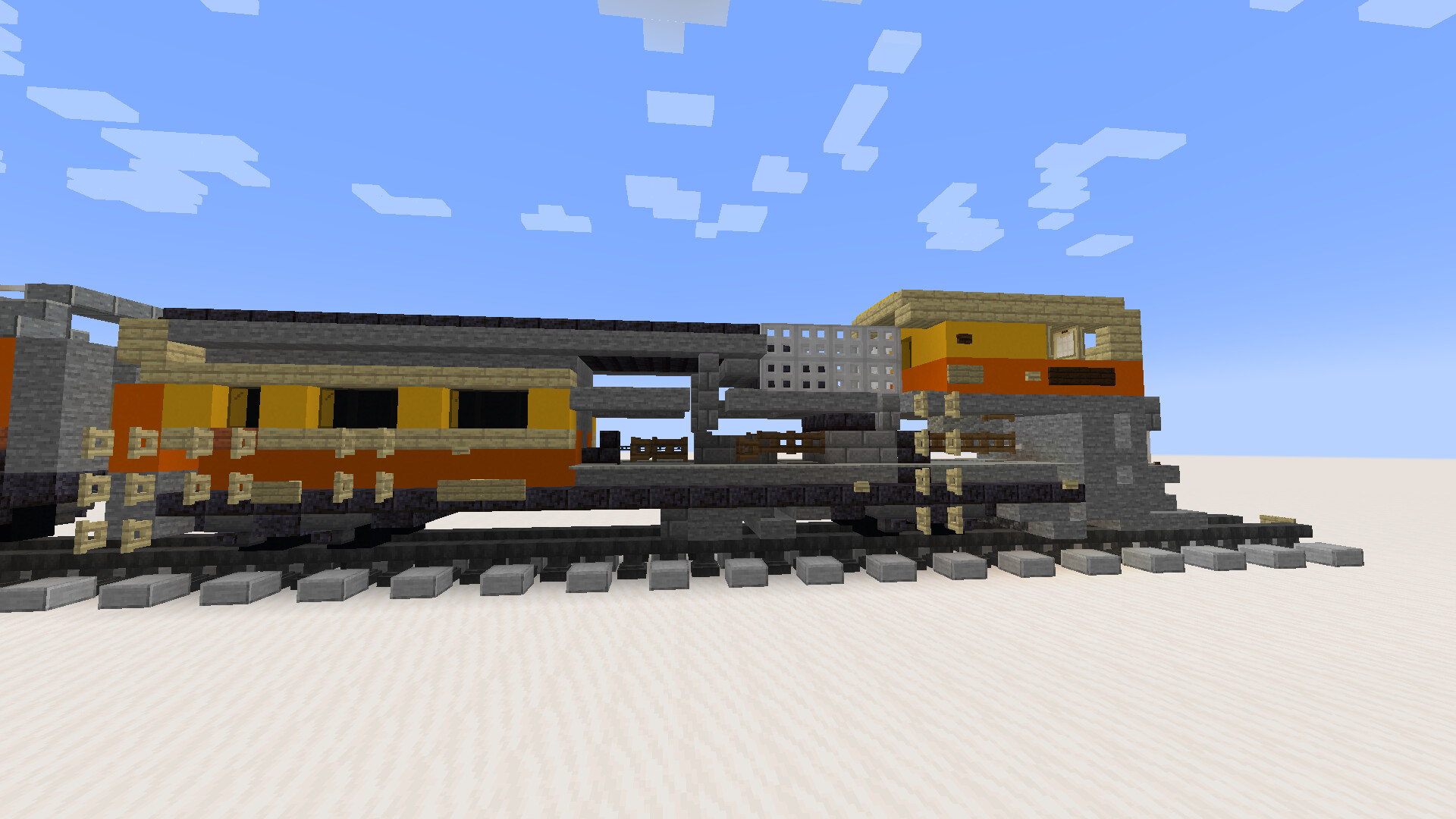 Russian Snowplow Train SM-2 Minecraft Map