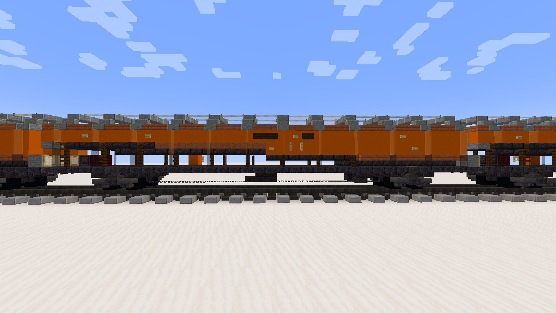 Russian Snowplow Train SM-2 Minecraft Map