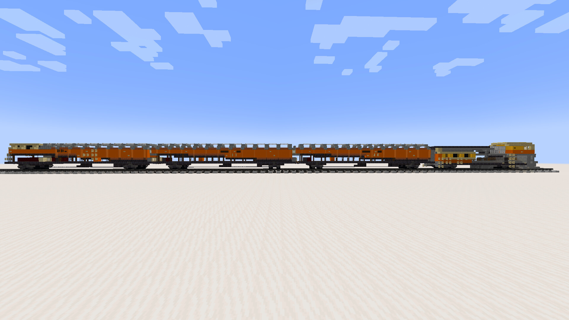 Russian Snowplow Train SM-2 Minecraft Map