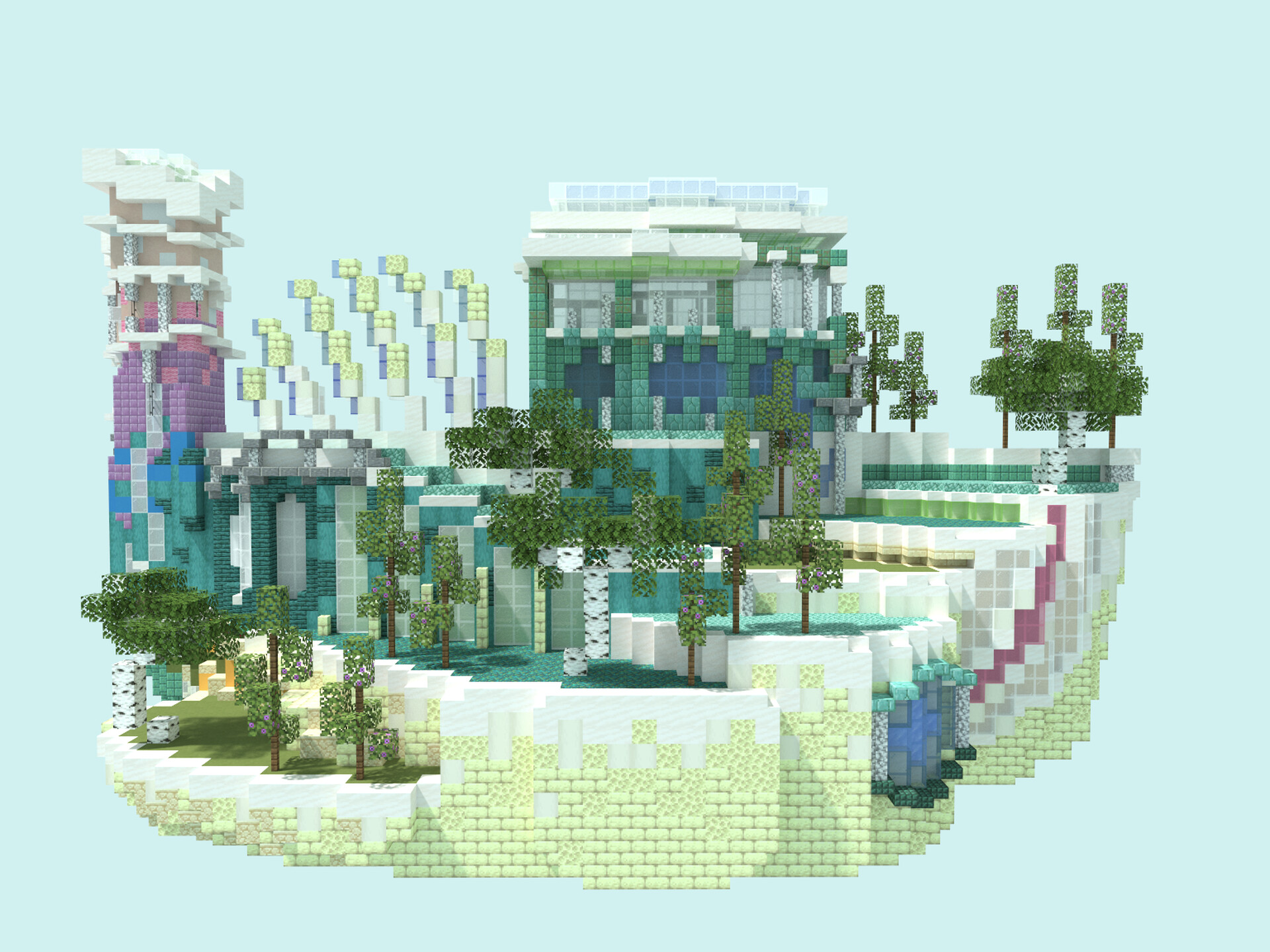 Insect Wing Palace Minecraft Map