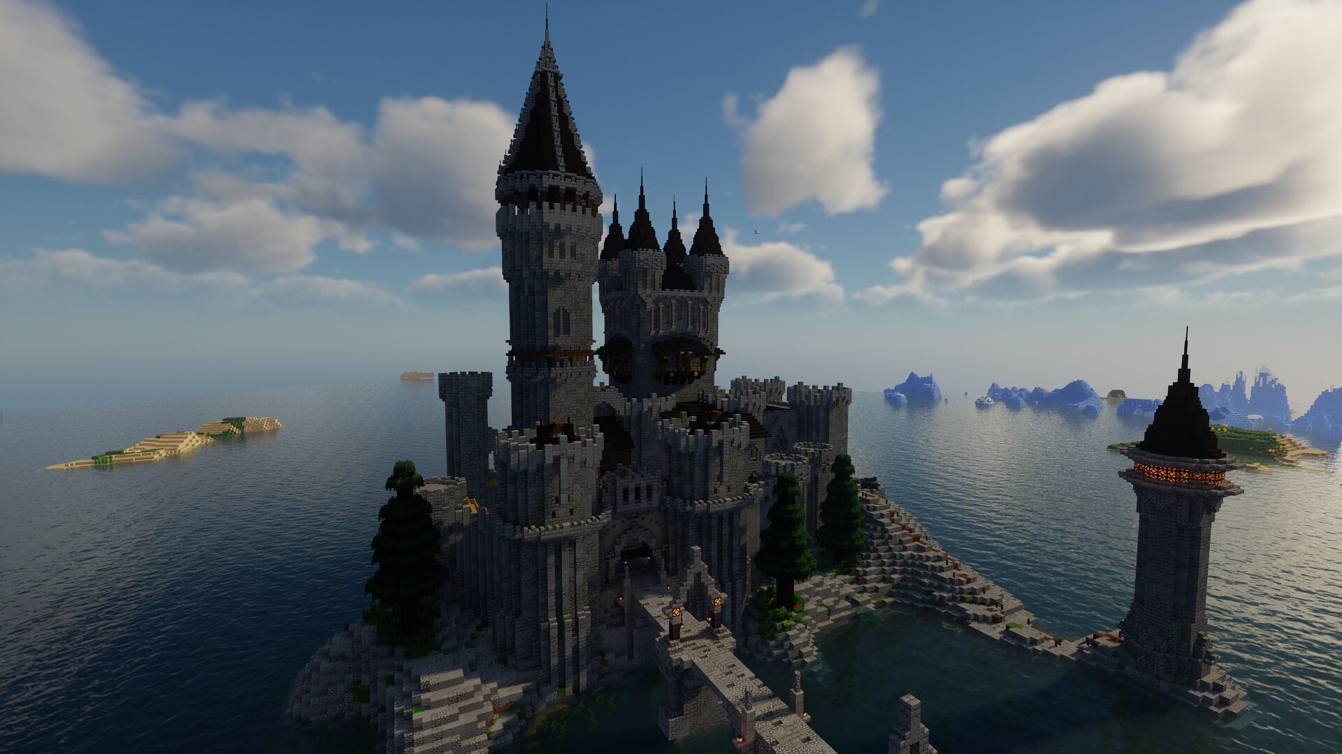 Epic Island Medieval Castle Minecraft Map