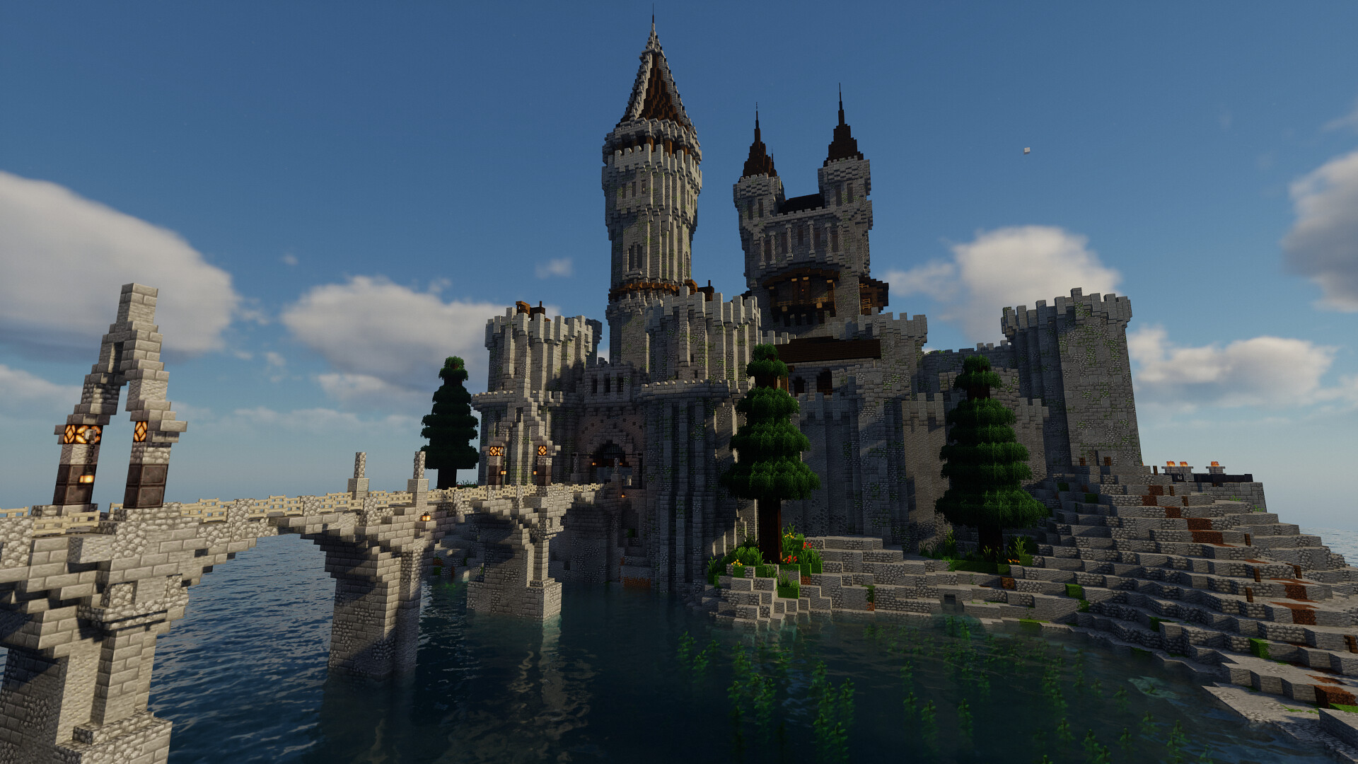 Epic Island Medieval Castle Minecraft Map