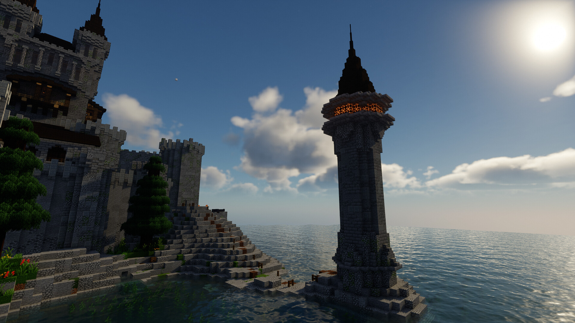 Epic Island Medieval Castle Minecraft Map