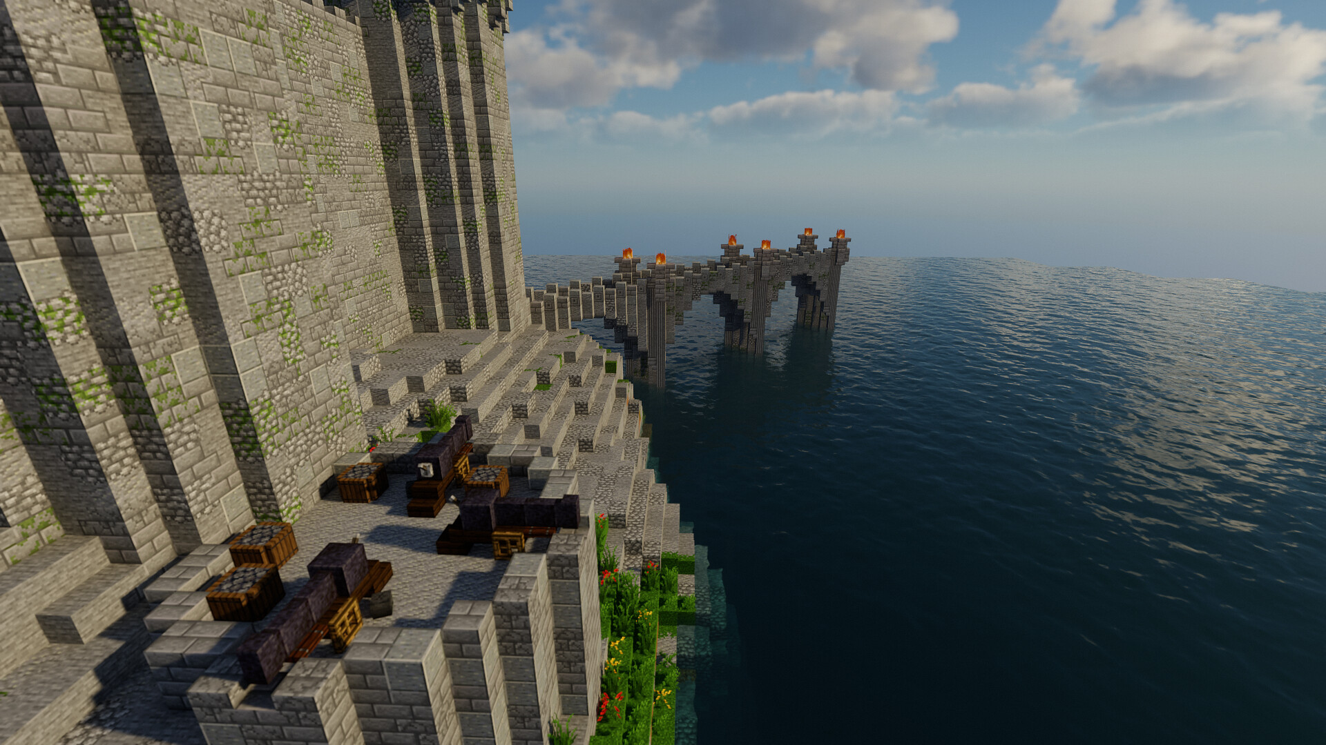 Epic Island Medieval Castle Minecraft Map