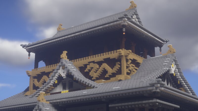 Japanese Castle Keep Minecraft Map