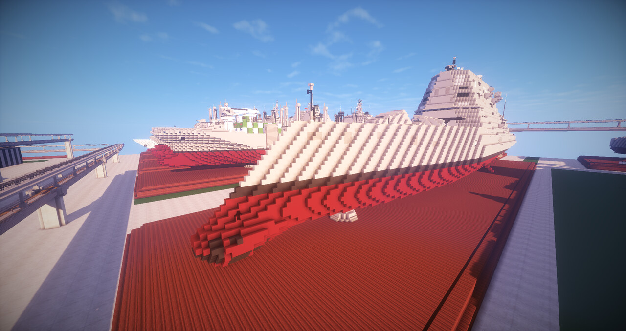 Destroyer ship Zumwalt Class Us.navy Minecraft Map